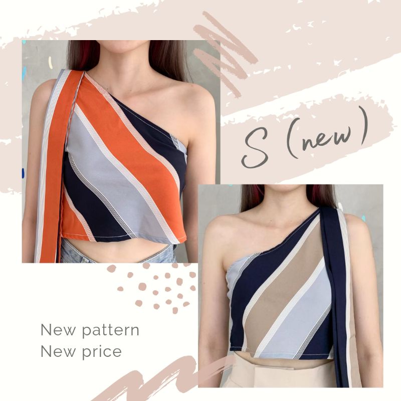 Cronie.official - Ellie crop เสื้อครอป ไหล่เฉียง - cronie.official ...