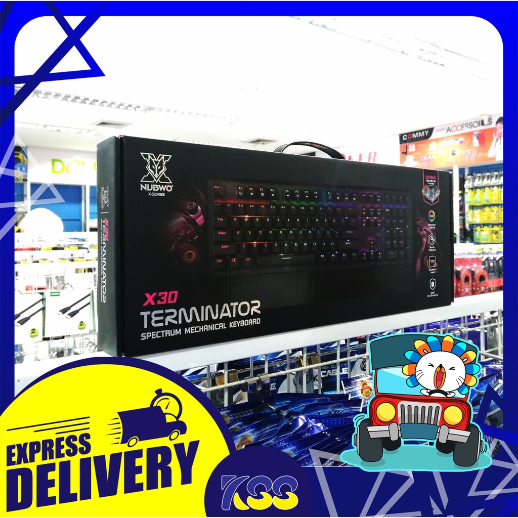 NUBWO X30 TERMINATOR RGB Mechanical Gaming Keyboard คีย์บอร์ดเกมมิ่ง ...