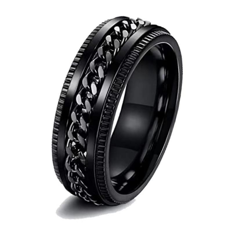 SPINNER Xy 4 ชิ้นชุดแหวนสแตนเลสแฟชั่นสําหรับผู้ชายผู้หญิง - xyouth.th ...