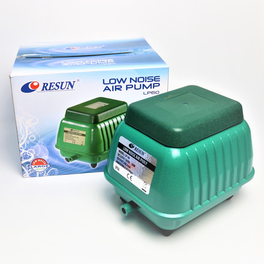 ปั๊มลม Resun LP-60 (ปั๊มลม เสียงเงียบ ของแท้จากบริษัท) | Shopee Thailand