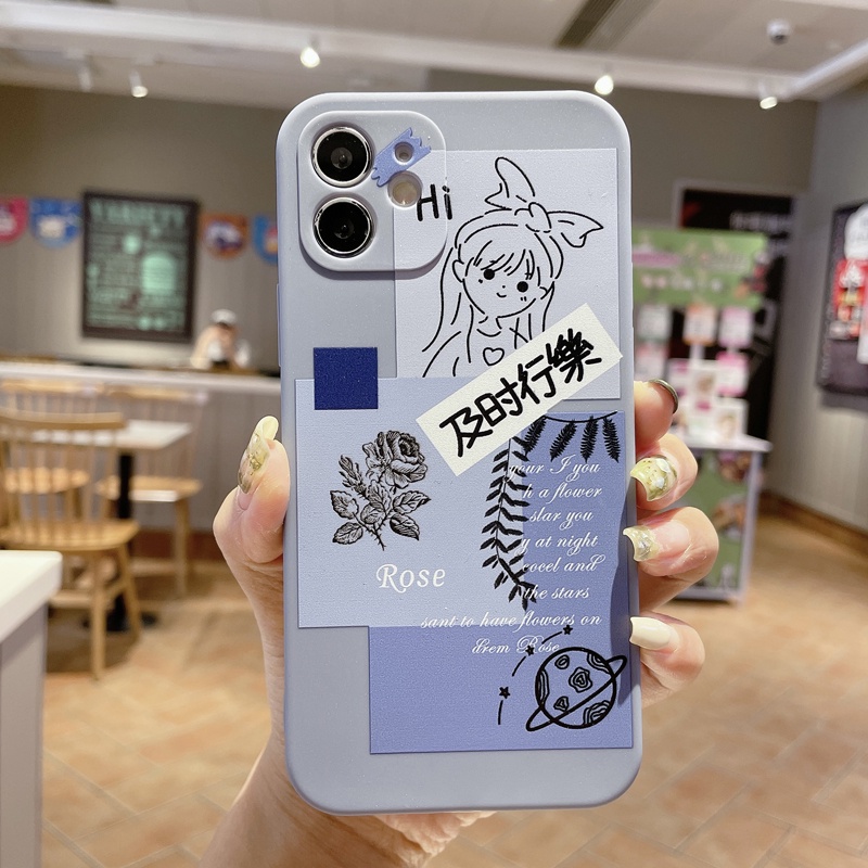 Cartoon Casing Vivo Y15s Y12a Y12s Y1s Y20 Y21 Y21S Y15a Y30 Y91C S1Pro ...