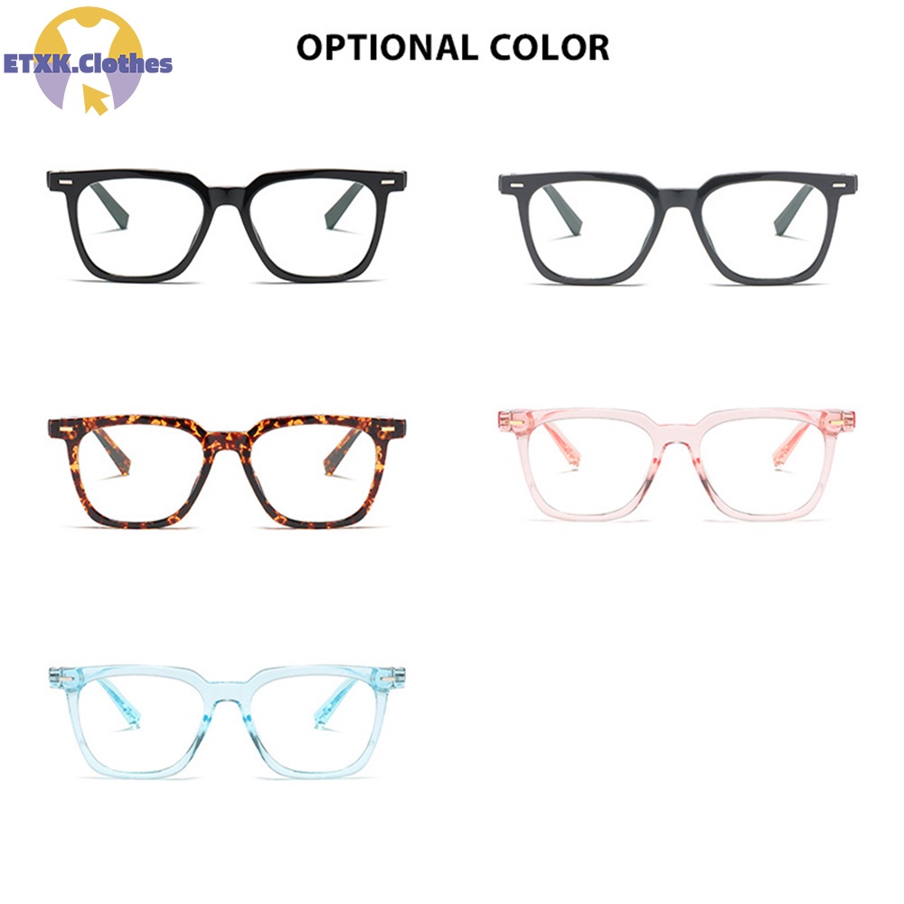 Anti Radiation Eyeglasses Frame Square Shape Optical TR90 Blue Light ...