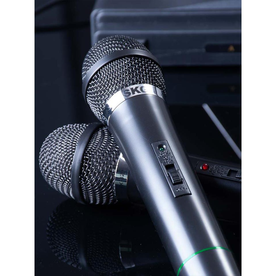 skg ชุดไมโครโฟนไร้สาย ไมค์ลอย sk-329 ไมโครโฟนคาราโอเกะ ไมโครโฟน ไมโครโฟนไร้สาย ไมค์ลอยคู่ ...