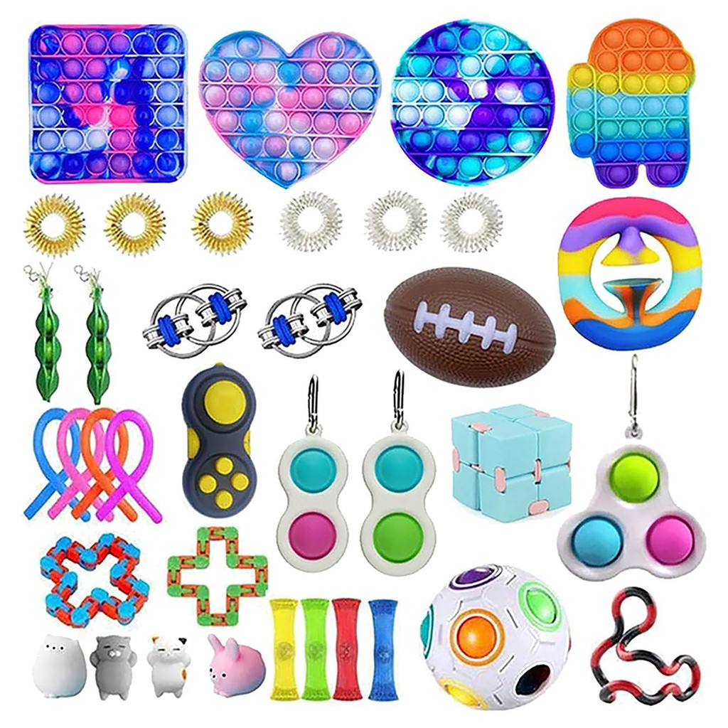 20/26Pcs ชุดของเล่น Fidget ราคาถูก Sensory Fidget ของเล่น Pack สำหรับ ...