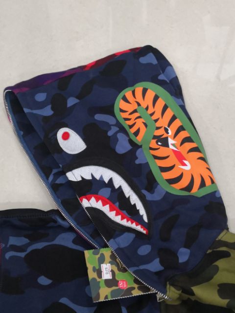 Bape new multi-color color matching camouflage sweater - nysocialclub ...