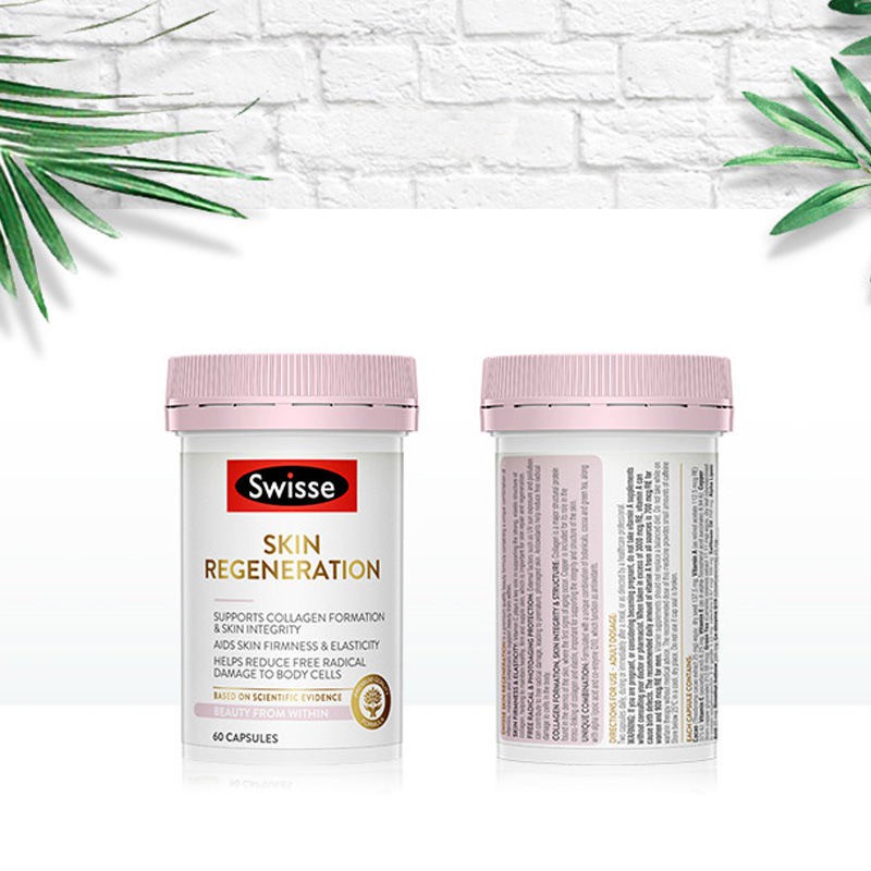 Swisse Beauty Skin Regeneration 60 Capsules ผิวใสสว่างจากภายใน - eucerinthiiland - ThaiPick