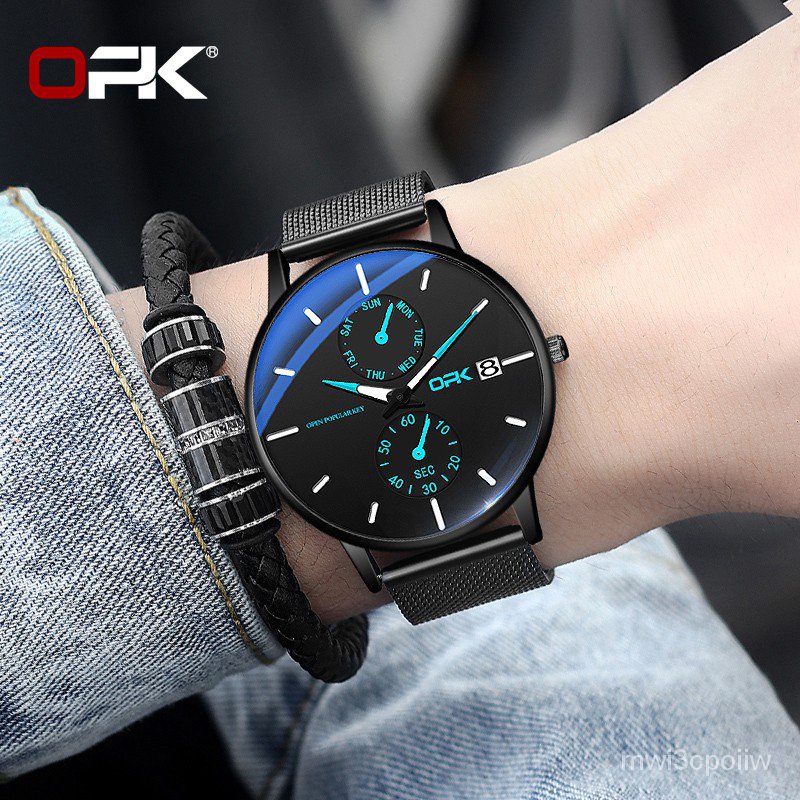OPK Watch For Men Original Water Proof Digital Sports Wrist Stainless ...