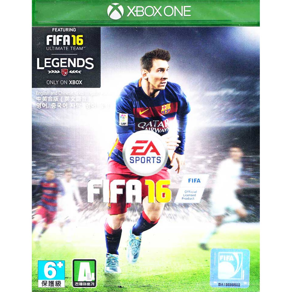 XBO FIFA 16 (ENGLISH CHINESE SUB) (เกม XBOX One) - classic.gshop - ThaiPick