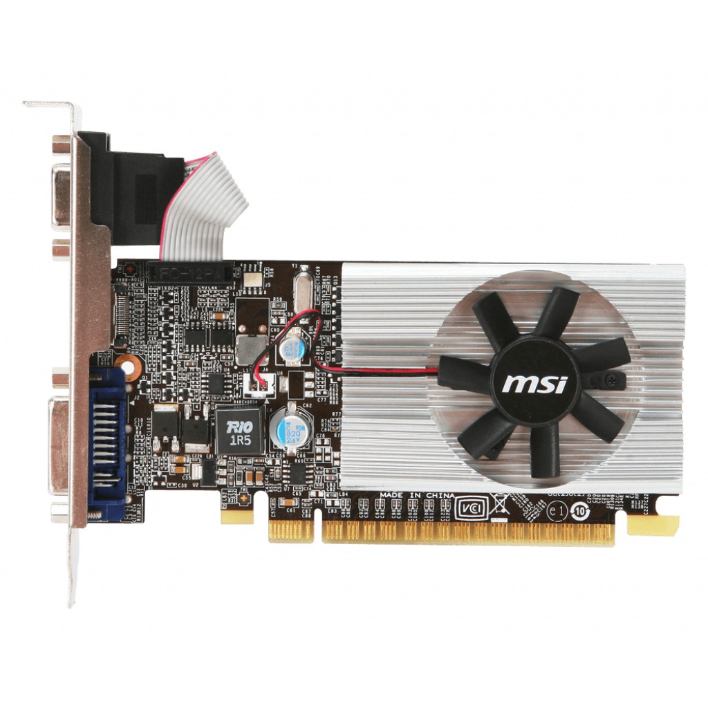 VGA (การ์ดแสดงผล) MSI GeForce 210 1GB 64-bit DDR3 (N210-MD1GD3) ประกัน ...