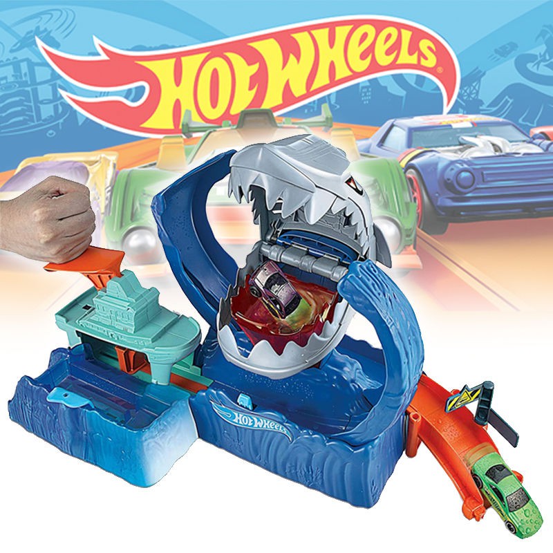 Hot Wheels Mega Car Wash Play Set ศูนย์บริการล้างรถ ใช้กับรถเปลี่ยนสี ...