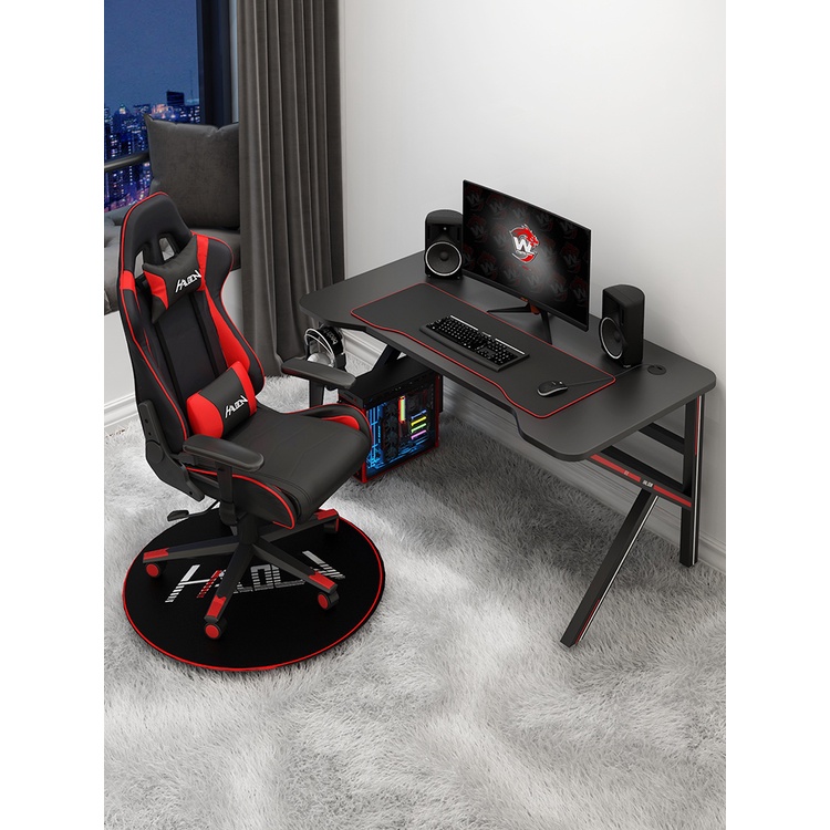 120x60x75cm K Game Table White Computer Table Household Simple Desktop ...
