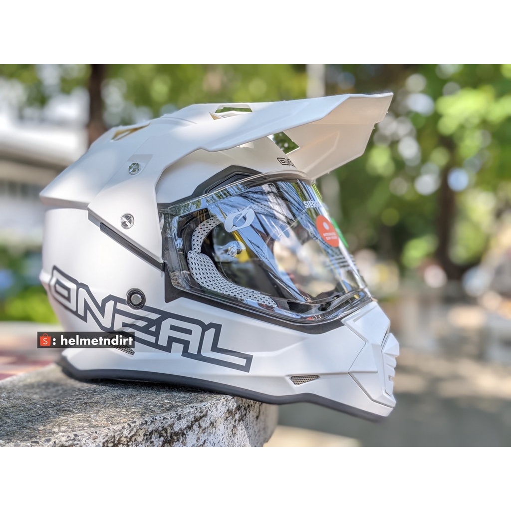 (ส่งฟรี) หมวกโมตาด ONEAL SIERRA II สีขาวด้าน L XL - helmetndirt - ThaiPick