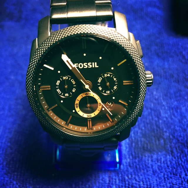 Fossil FS4682 black chronograph new original100 - jorn64 - ThaiPick