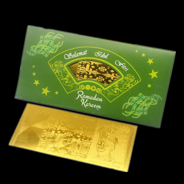 6pcsset Hari Raya Gold Notes Sets SELAMAT HARI RAYA AIDILFITRI RedGreen ...