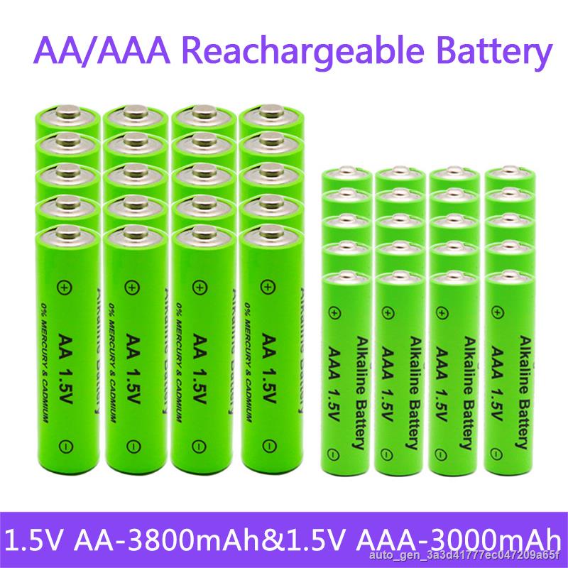 AA/AAA rechargeable AA 1.5V 3800mAh/1.5V AAA 3000mAh Alkaline battery ...