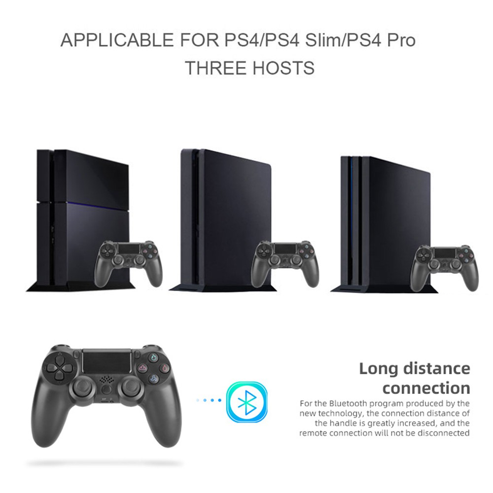 เกมแพด:Wireless Bluetooth Game Controller For S4 Wired USB Joystick for ...