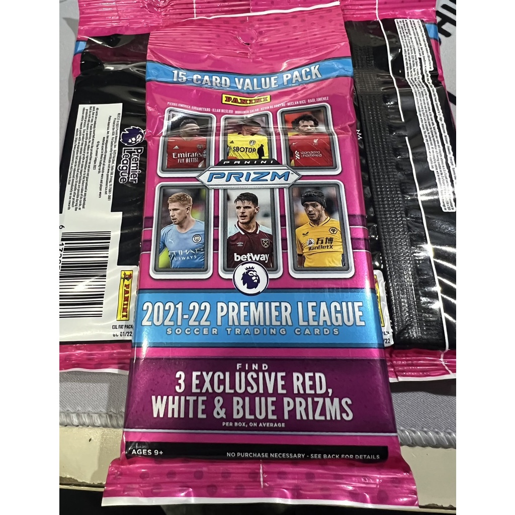 พร้อมส่ง !!! 2021/22 Panini Prizm Premier League EPL Soccer Jumbo Value ...