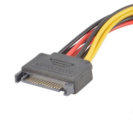 สาย Power SATA to SATA 1 ออก 2 (15Pin SATA Power Y-Splitter Cable) ST1 ...