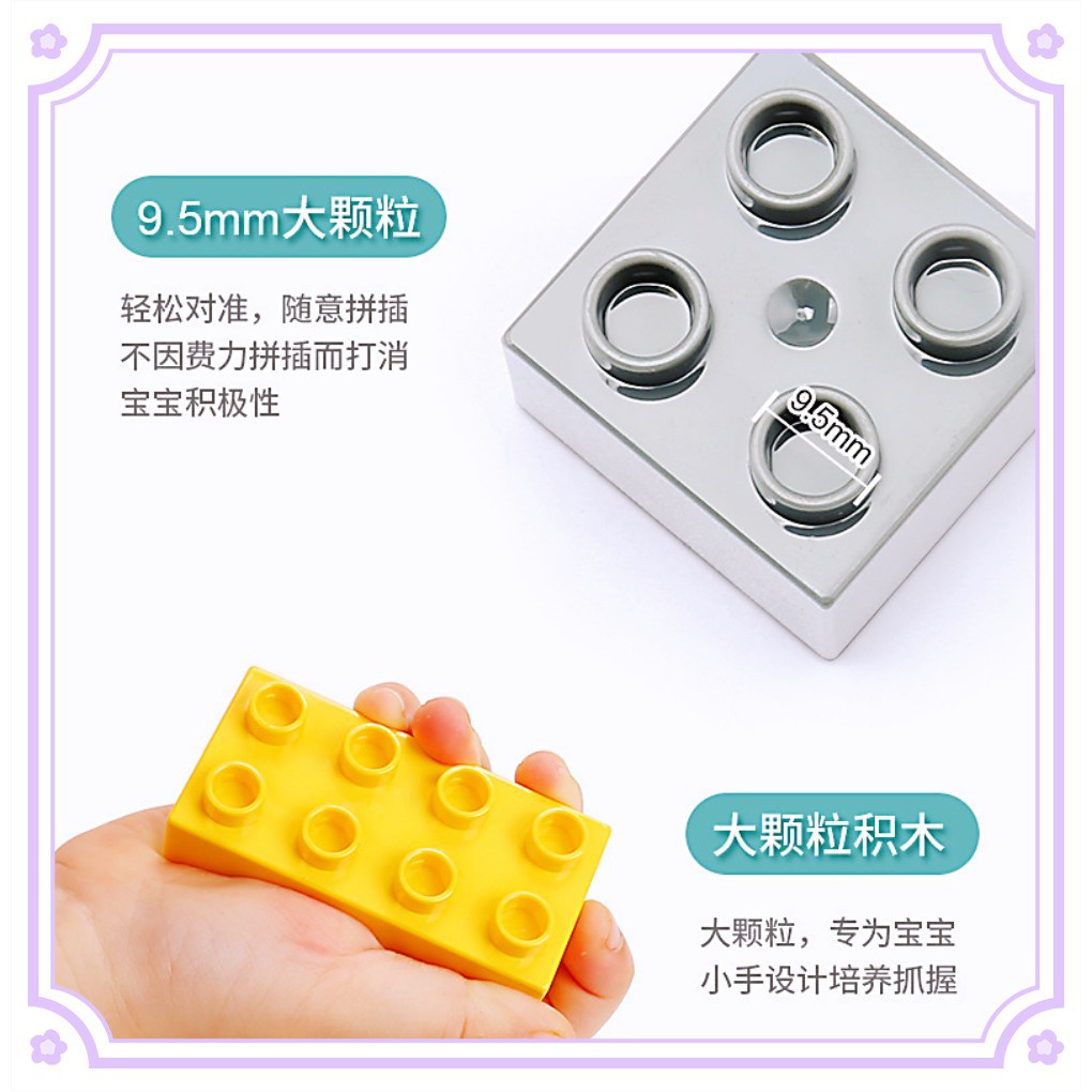 Feelo Large Particle Castle Building Blocks Bricks Compatible with ...