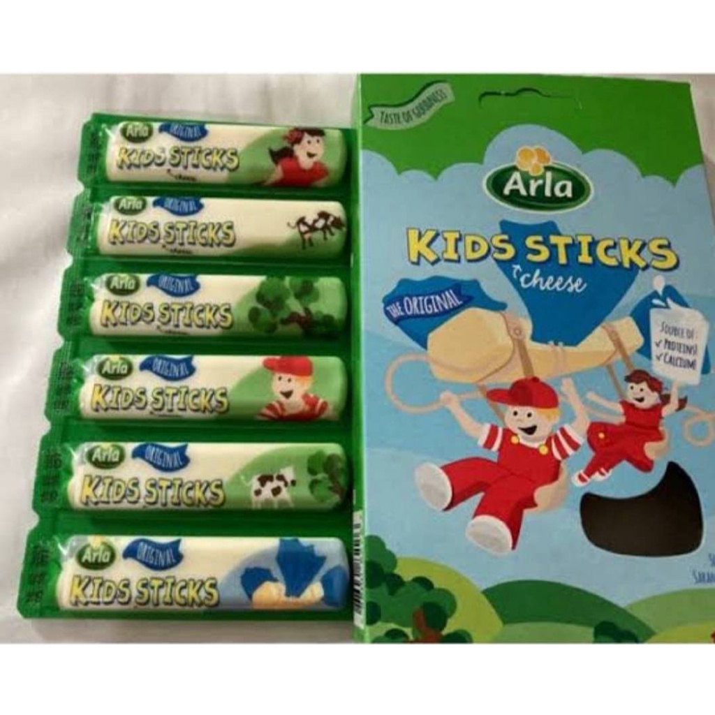 ชีสเด็ก Arla Kids Sticks ชีสแท่ง ชีสสำหรับเด็ก ชีสสติ๊ก ชีสเขียว เพิ่ม ...