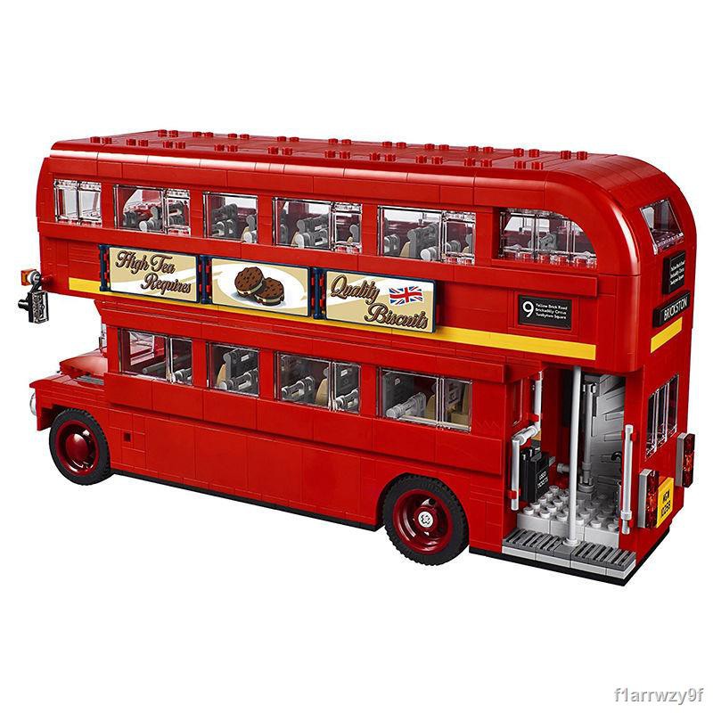ราคาต่ำสุดโปรโมชั่นร้านค้า☾ ใช้งานร่วมกับ Lego Red London Double Decker ...