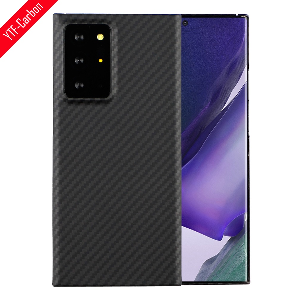 YTF-Carbon Real Carbon Fiber phone case for Samsung Galaxy note 20 ultra Aramid fiber Ultra-thin ...