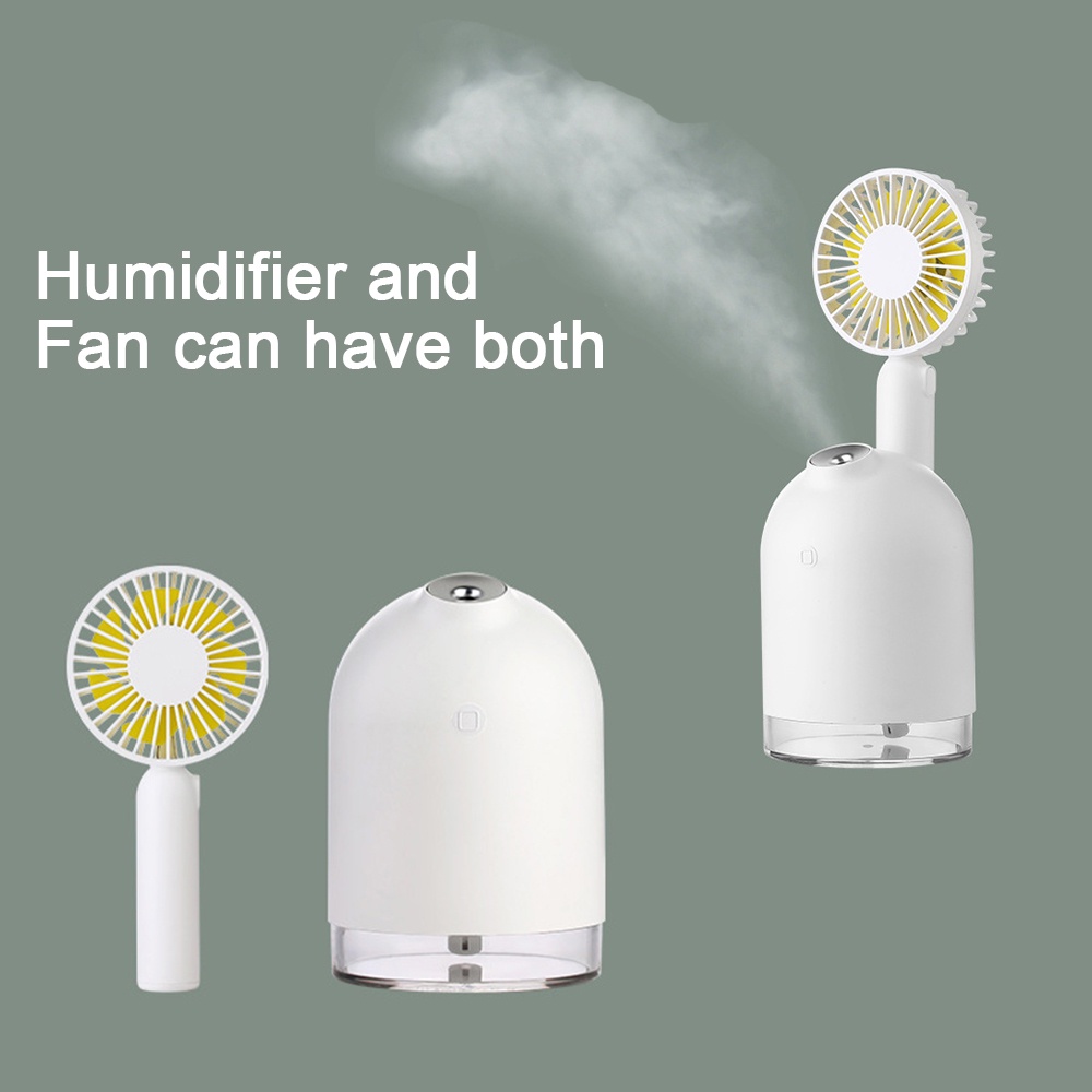 （IN STOCK） Fan Humidifier Multifunctional USB Mini Humidifier Removable ...