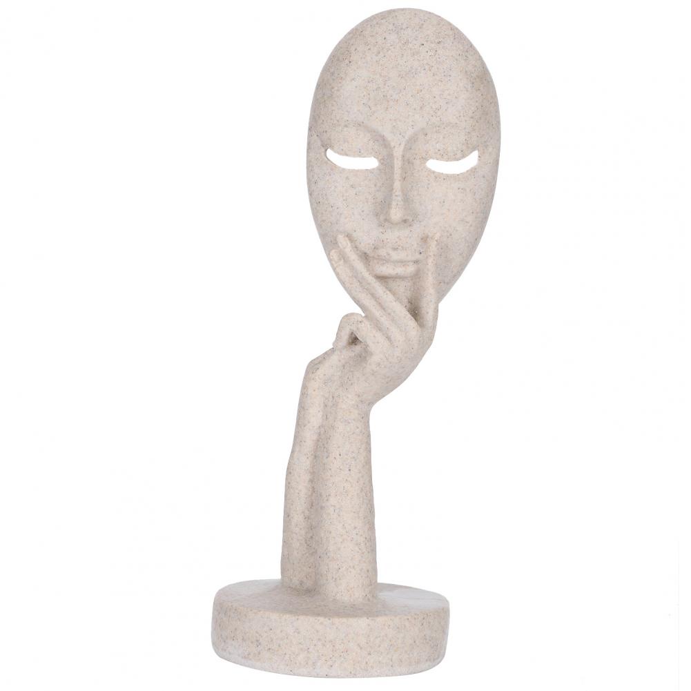 Abstract Art Home Decor Sculpture Resin Statue Face Decoration Office ...