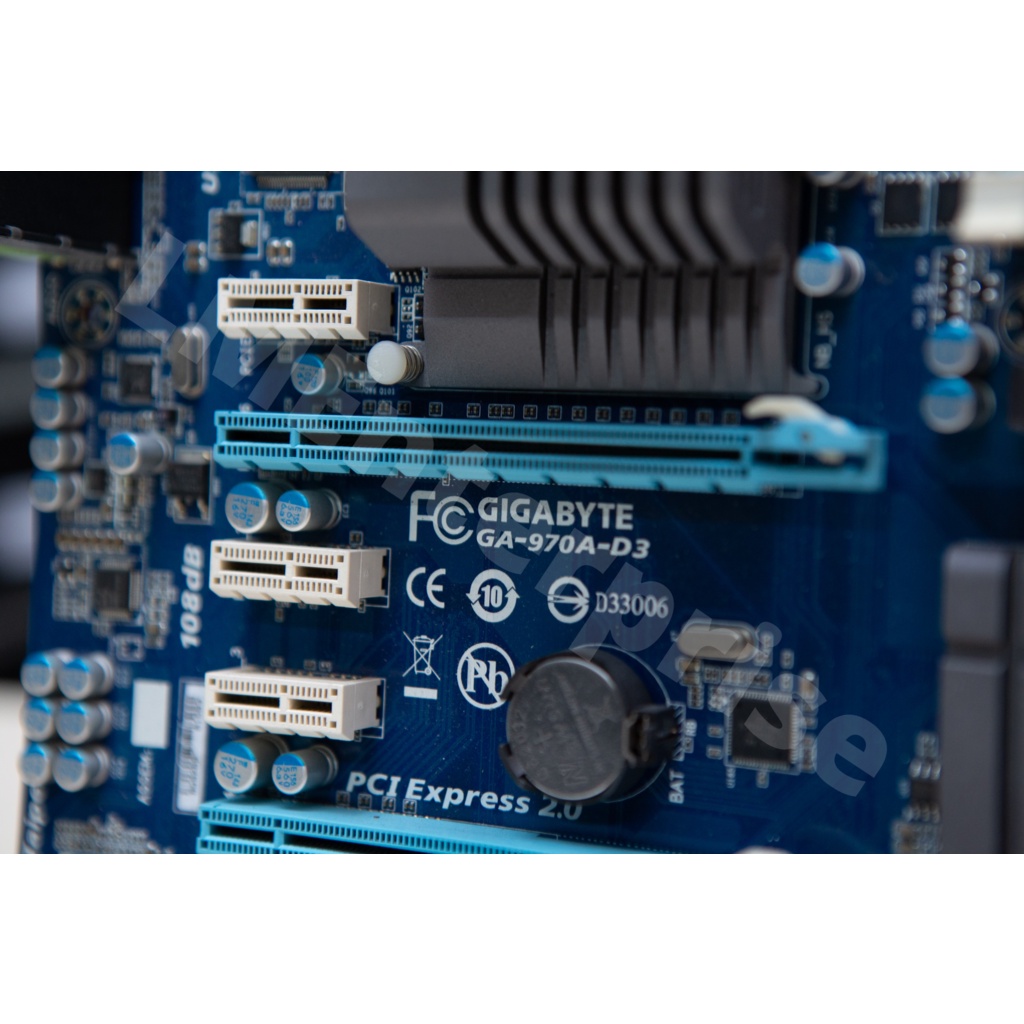 Mainboard เมนบอร์ด Gigabyte GA-970A-D3 AM3 กับ ซีพียู CPU AMD Phenom II ...