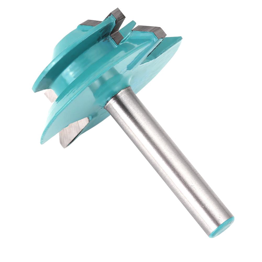 4PCS Cemented Carbide Woodworking Milling 1/2" Shank Straight Slotting ...