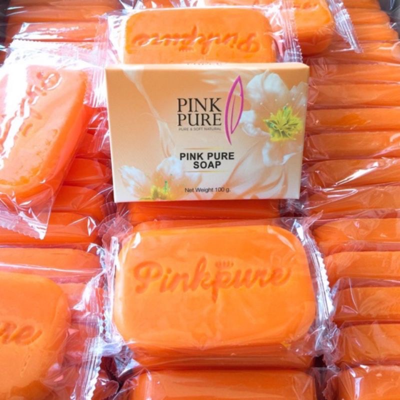 สบู่พิงค์เพียว Pink Pure Soap ขนาด 100 กรัม | Shopee Thailand