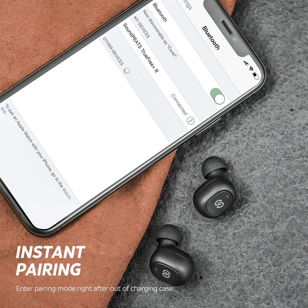 SoundPEATS Bluetooth 5.0 Wireless Earphones True Earbuds in-Ear Stereo ...