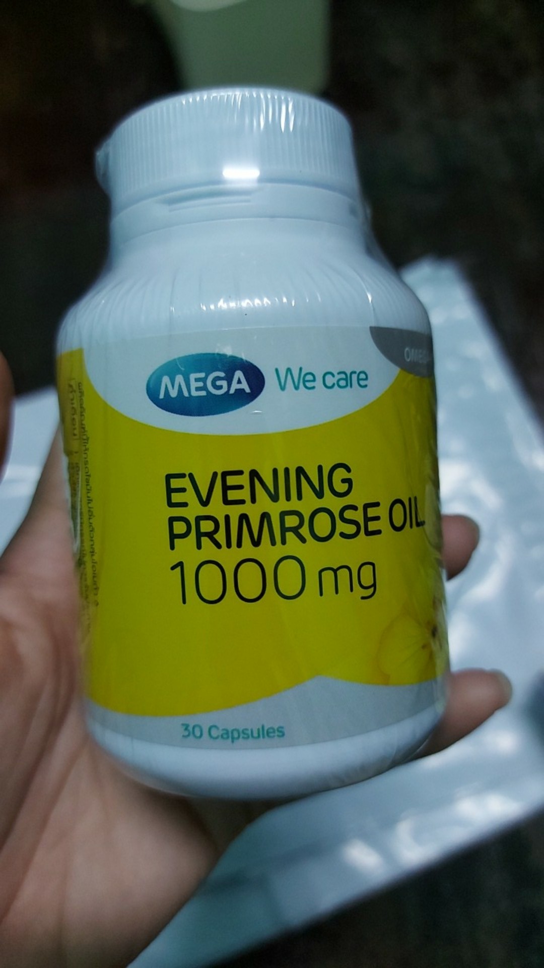 Mega Evening Primrose Oil 1000 mg ขนาด 100 เม็ด และ 30 เม็ด | Shopee ...