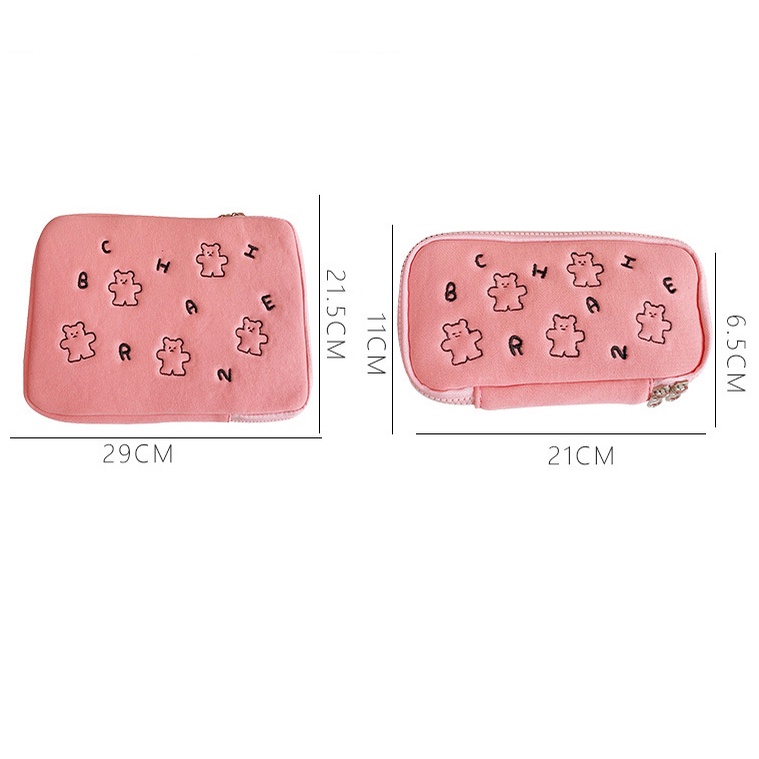 กระเป๋าใส่แท็บเล็ต ipad ชมพู ของใช้ในชีวิตประจำวัน สไตล์ญี่ปุ่น เกาหลี ...