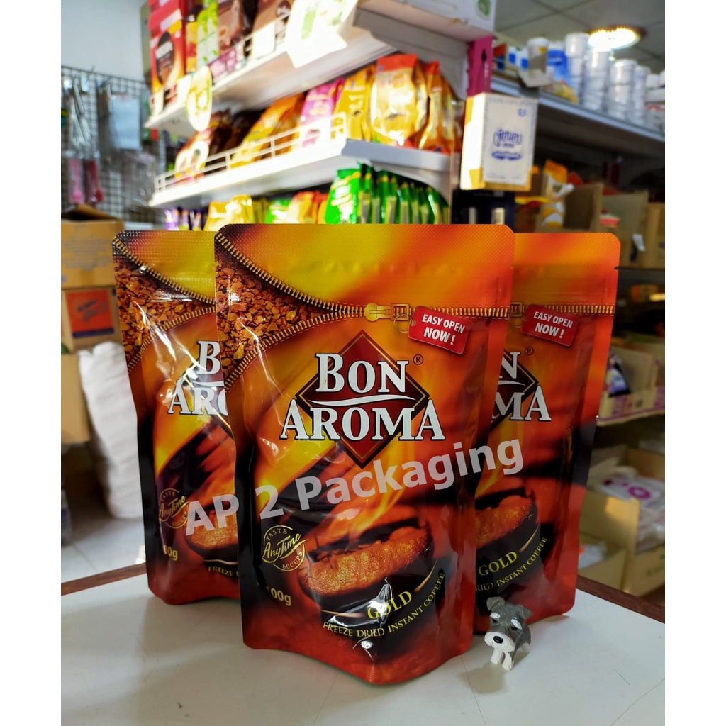 กาแฟ บอน อโรมาโกลด์ 100g. Bon Aroma Gold Coffee Instant Coffee - punpon ...