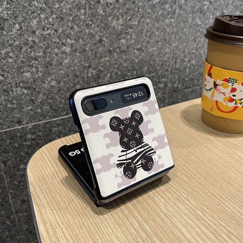 เคสป้องกันโทรศัพท์มือถือ แบบหน้าจอพับได้ ลายนูน สําหรับ Samsung ...
