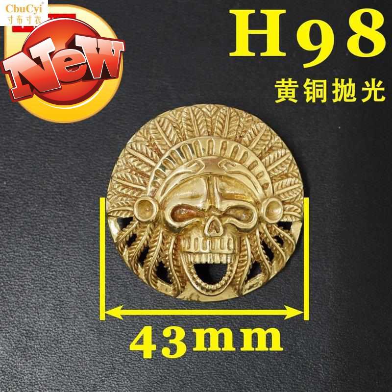 Hardware H98 Indian Chief หัวเข็มขัดผ้า A4 ทองเหลือง - xiaopingguo32.th ...