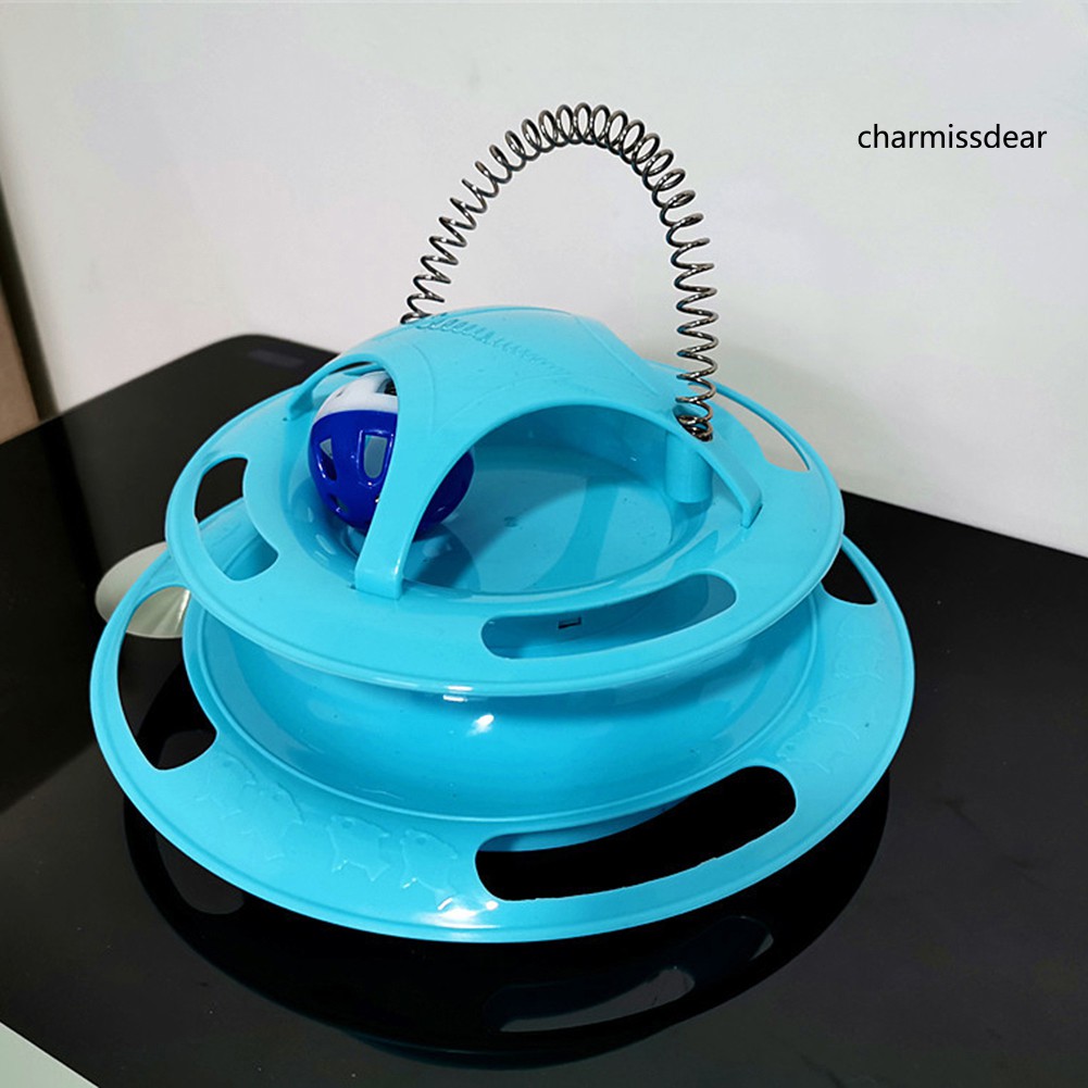 ☼cmi Funny Pet Cat Spring Bell Ball Interactive Toy Replacement ...