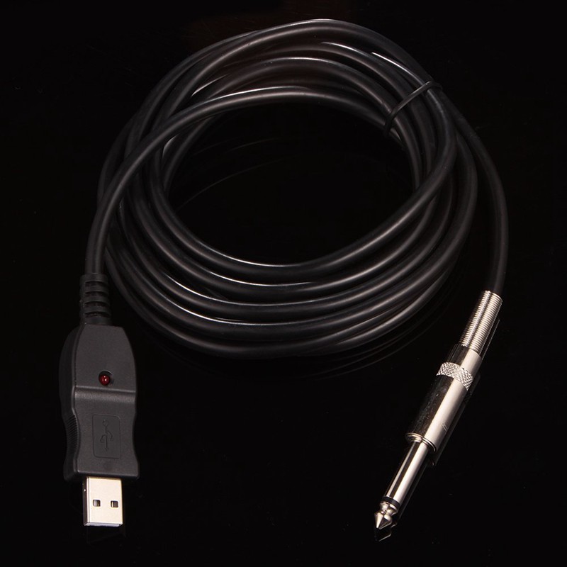 3M Guitar to PC USB Recording Cable Lead Adaptor Converter Connection ...