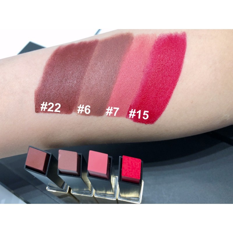 YSL Small silver bar Small Gold Lipstick ลิปสติก กำมะหยี่ ผ้าซาตินสุด ...