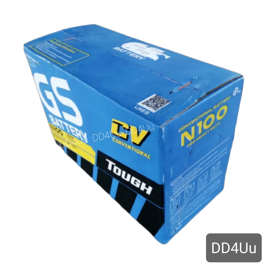 GS Battery N100 (95E41R) แบตเตอรี่รถยนต์ แบตเตอรี่ใส่รถบรรทุก (ลูกเปล่า ...