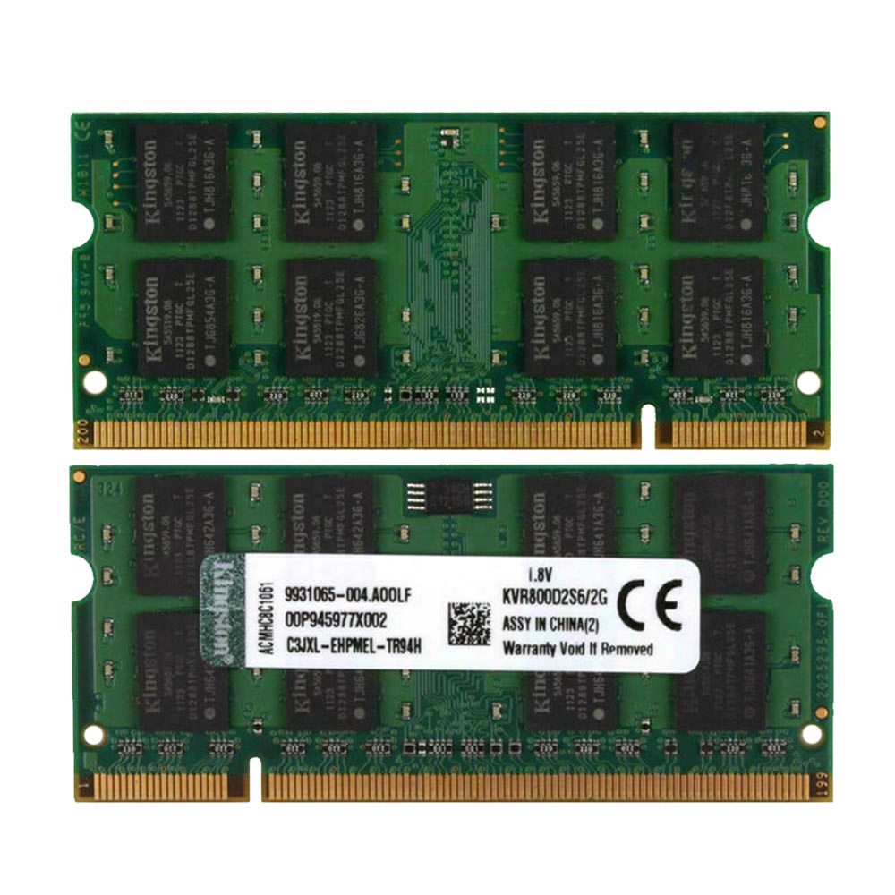 Kingston 2GB/4GB/8GB PC2 PC3 6400S 10600S 12800S 12800 DDR2 DDR3 DDR3L 800/1333/1600MHz Laptop ...