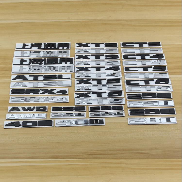 Cadillac Ct6 Ct5Ct4 Atsl Xts Xt5 โลโก้ตัวอักษรสีดํา 28T สําหรับติดรถยนต์ - sixxa2019.th - ThaiPick