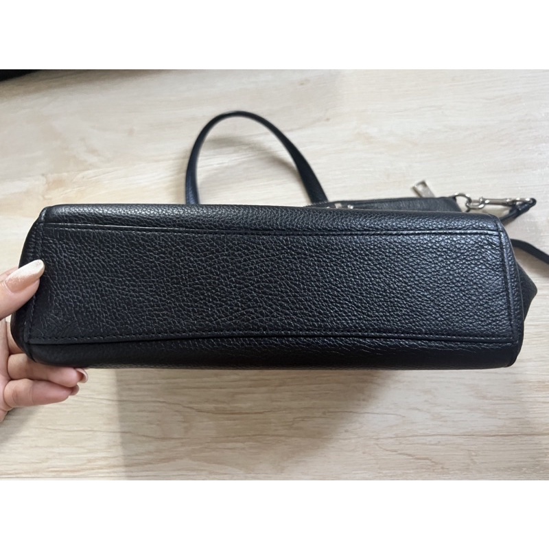 ***Authentic*** COACH 79997 PRAIRIE SATCHEL IN PEBBLE LEATHER สีดำ ...