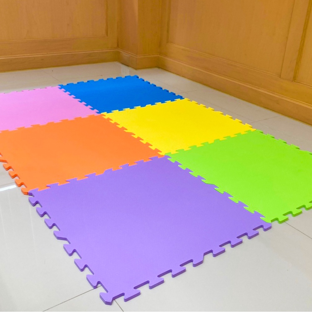ASTA โฟมปูพื้น สีพื้น 60X60 ซม. สำหรับเด็ก แผ่นโฟมยางกันกระแทก แผ่นรอง ...