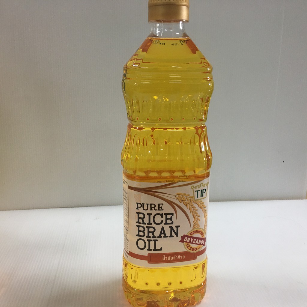 TIP Pure Rice Bran Oil น้ำมันรำข้าวผ่านกรรมวิธี ตรา ทิพ 1 ลิตร | Shopee ...