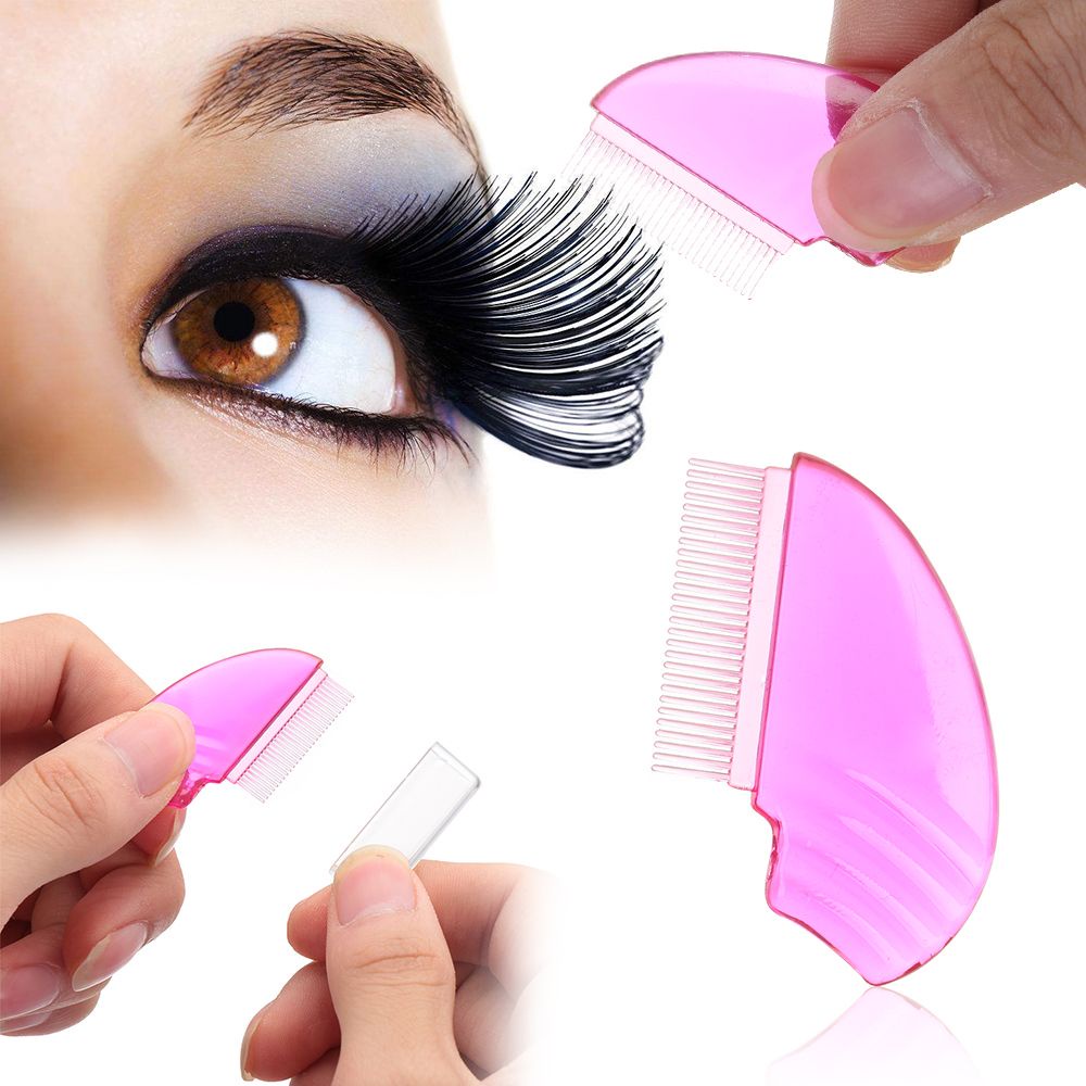 Diacha 12Pcs Mini Eyelash Comb Plastic Small Eyebrow Brush For Eye ...