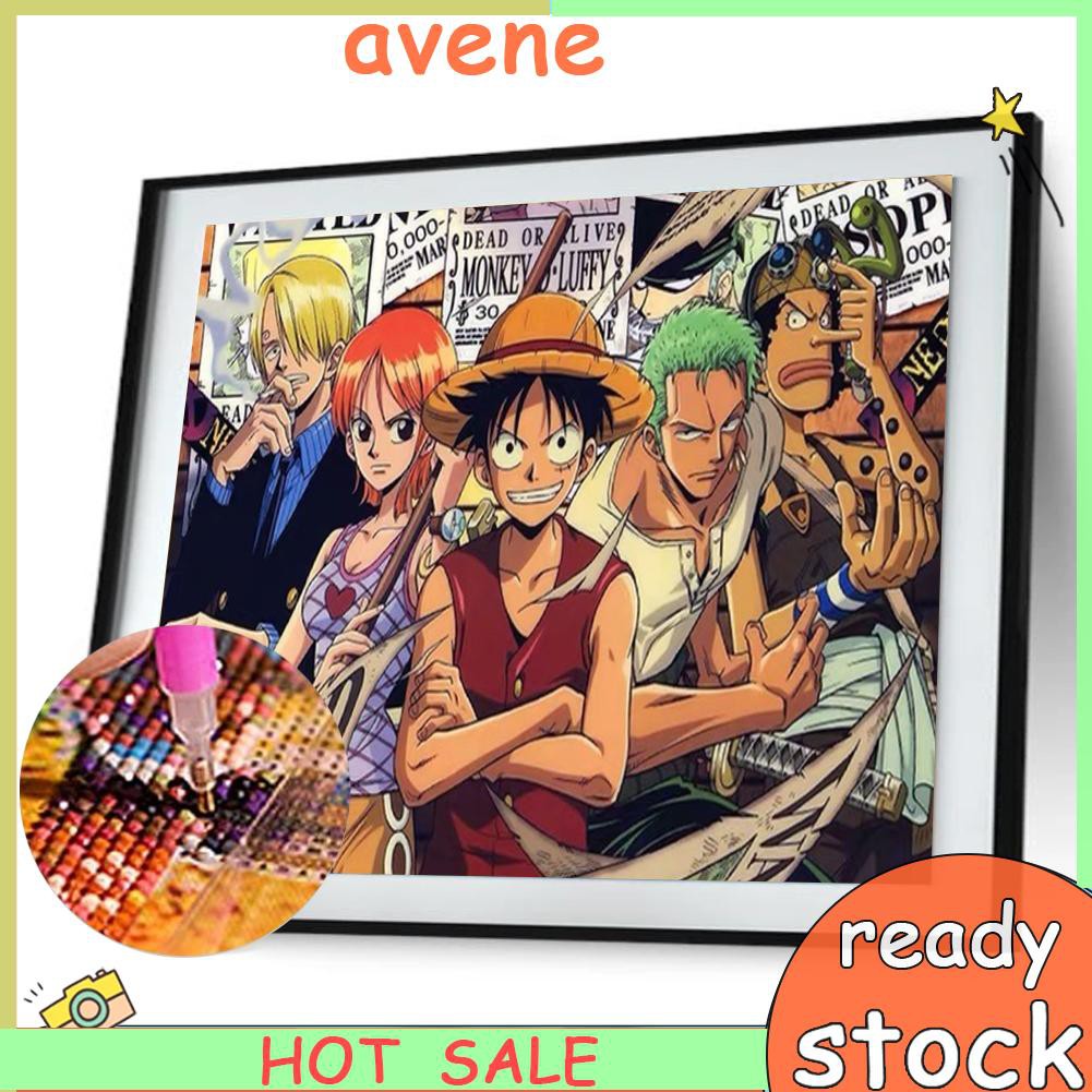 ชุดงานปักครอสติชเม็ดบีดทรงเพชร 5 D Diy รูปการ์ตูน Sea Poacher Anime ...