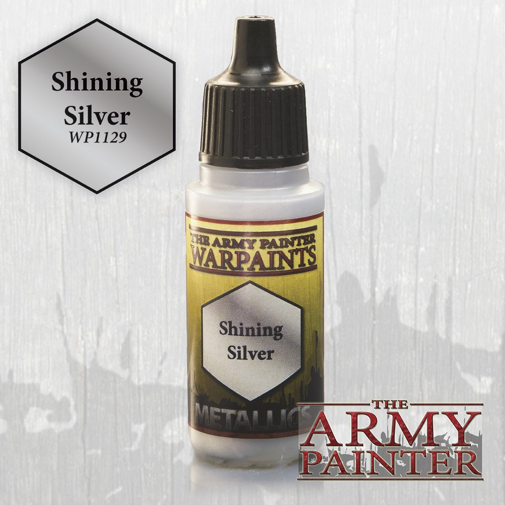 มีของพร้อมส่ง Army Painter Shining Silver AP-WP1129 สีทาโมเดล สีอะคร ...