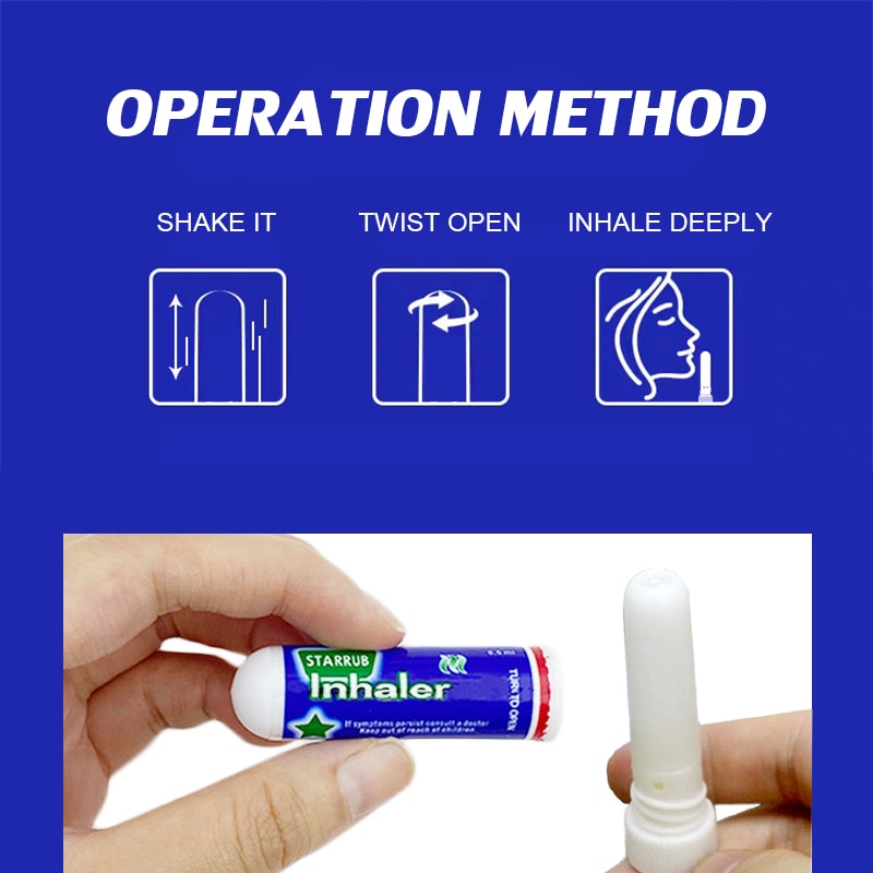 9pcs Nasal Essential Oils Rhinitis Mint Cream Refresh Nose Cold Cool ...